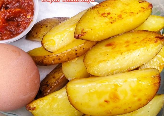 Resep Potato Wedges (Menu Diet) oleh Dapur Ummi Rafa - Cookpad