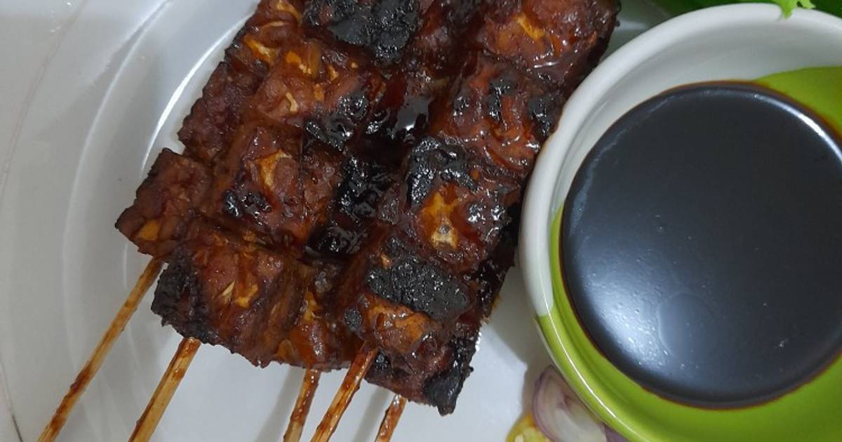 Resep Sate Tempe oleh Tanti Mak Ibra - Cookpad