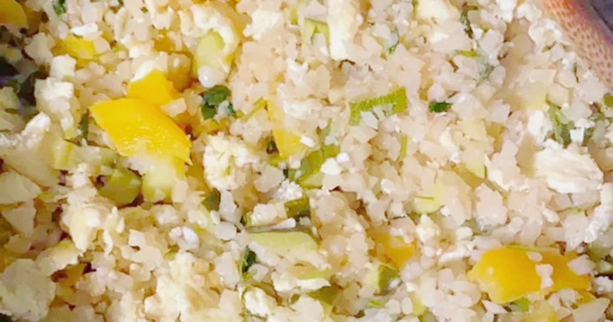 Arroz Frito De Coliflor Keto Receta de Eddy Rocha- Cookpad