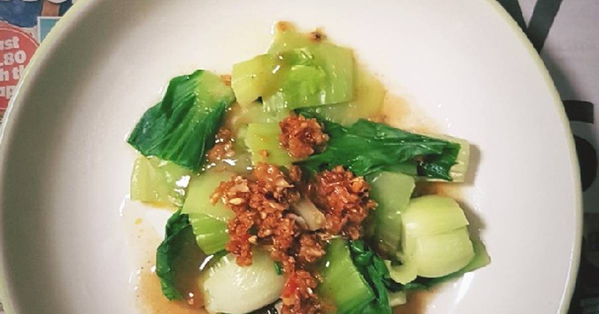 Resep Tumis Bok Choy Bawang Putih Dan Saus Tiram Oleh In The Kitchen