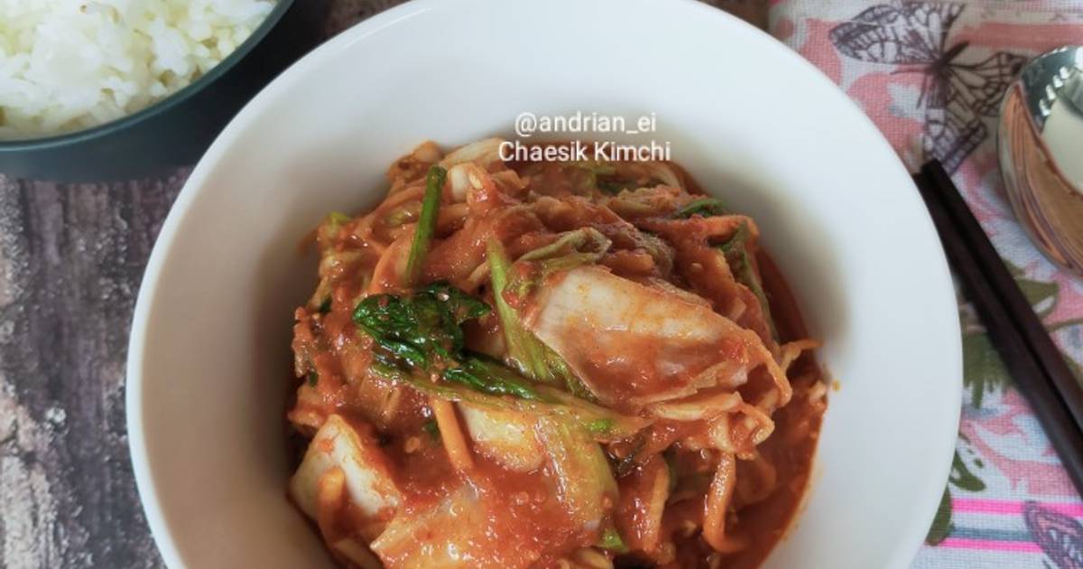 33 resep kimchi sawi putih dan hijau enak dan mudah - Cookpad