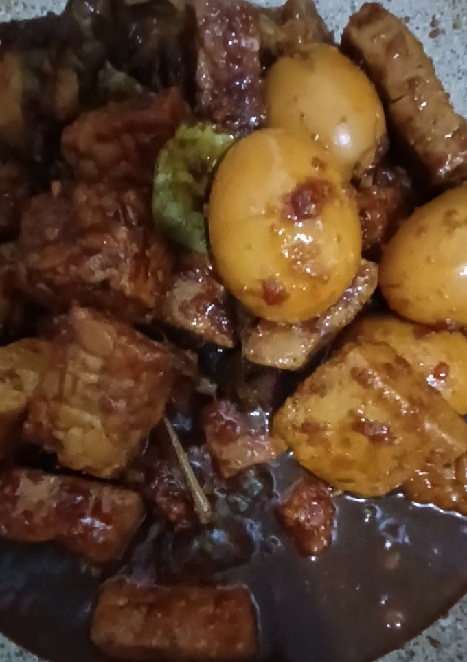 Resep Tahu Tempe Telor Bacem oleh Edbars_Kitchen - Cookpad