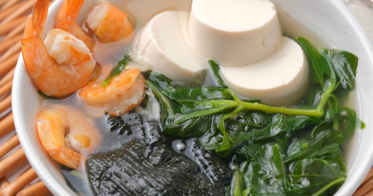 Resep Sup Daun Ginseng with Tofu oleh Nelly Sukma - Cookpad