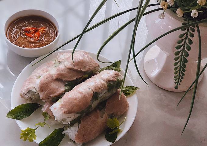 Cách Làm Món Gỏi Cuốn Thịt Chấm Tương Hột Của Npnq Cookpad