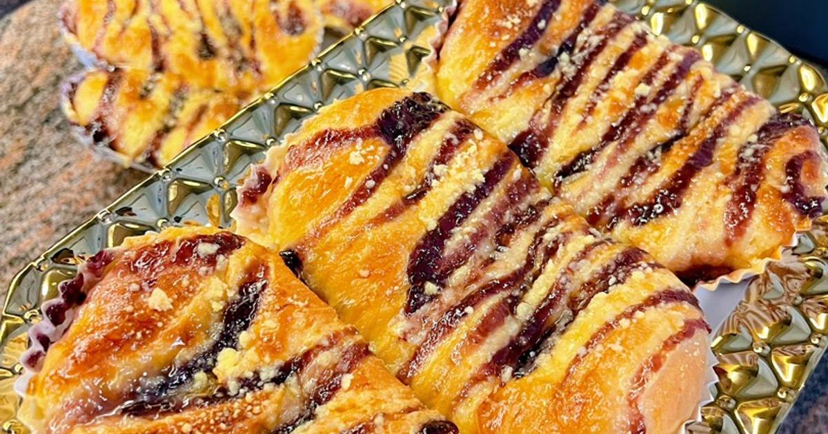 Resep Blueberry Streusel Bread oleh Oni - Cookpad