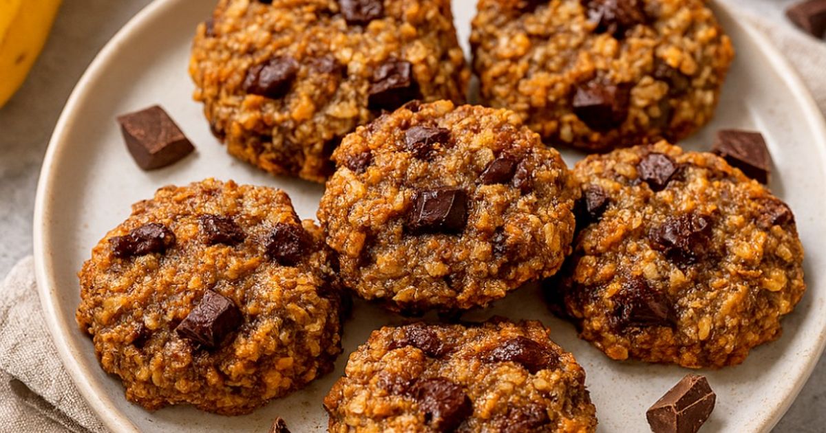 256 Light Banana Cookies Recipe by La stanza dei sapori