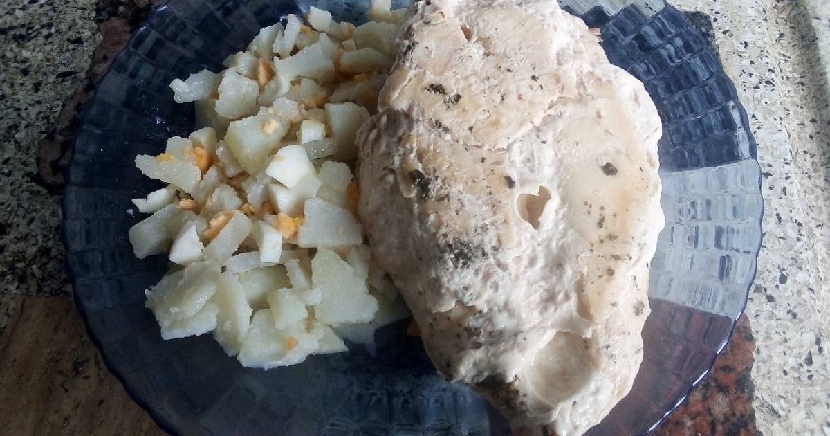 Suprema de pollo al horno Receta de Cecilia Virlee- Cookpad