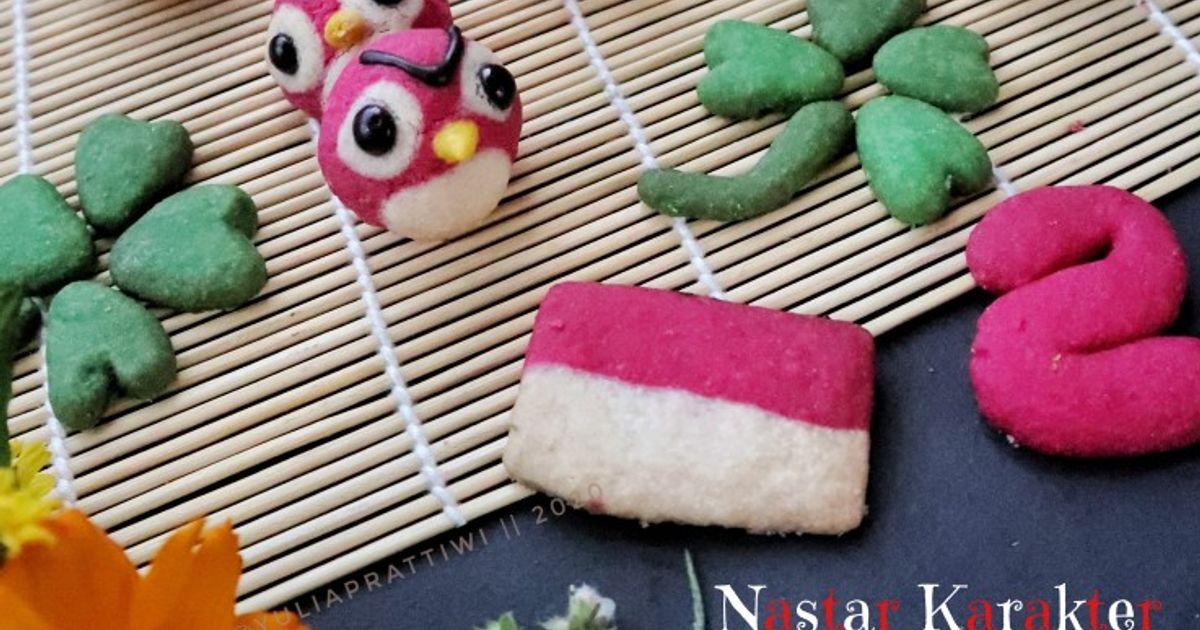 Resep Nastar Karakter Angry Bird (Eggless) oleh Yulia Prattiwi - Cookpad
