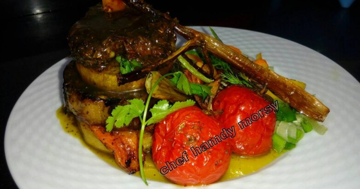 طريقة عمل ستيك مع خضار سوتيه على اصولها بطريقة سهلة وسريعة من Chef ...