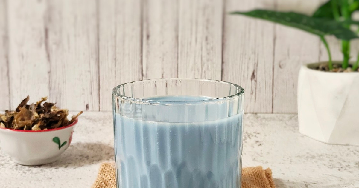 Resep Wedang Jahe Susu Teh Bunga Telang oleh Nauzaery Setyo - Cookpad