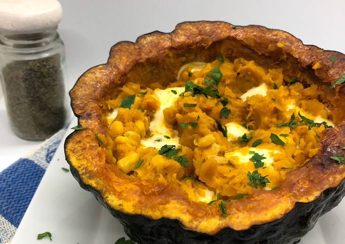 Zapallo relleno Receta de Brenda Tomasone 👩🏼‍🍳- Cookpad