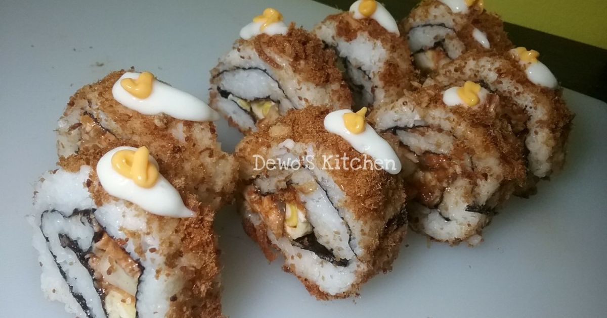 Resep Spicy Tuna Floss Roll Sushi oleh Dewo Saputro Dewi Heru (Dewo'S ...