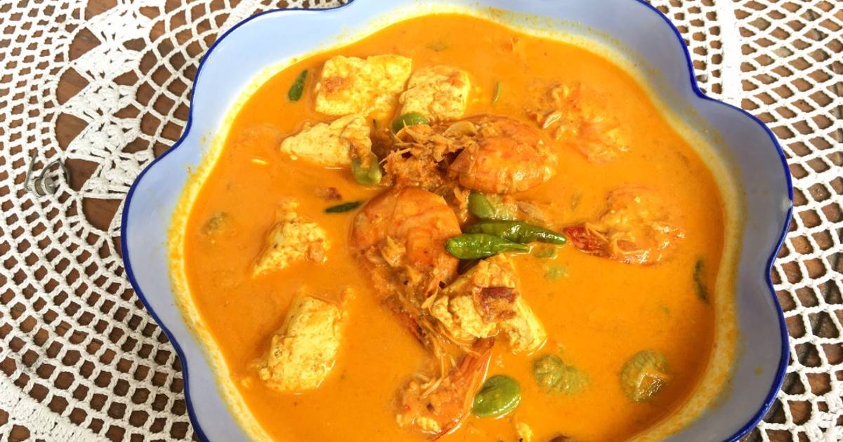 Resep Gulai Udang Tahu oleh Denara Akmal - Cookpad