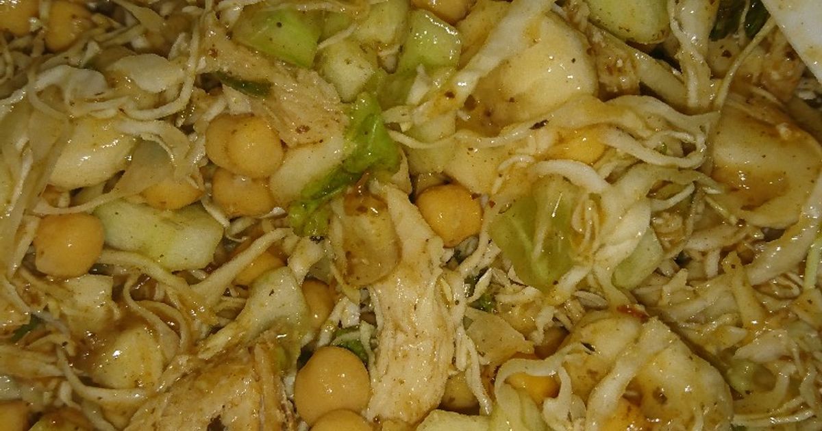 Salad Chana With Vegi And Fruit Recipe by SA_ Kitchen - Cookpad