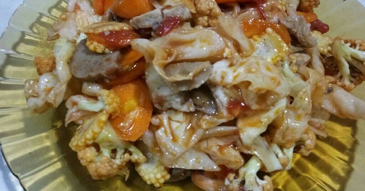Resep Capcay saos tomat oleh Dewi Indriyani - Cookpad