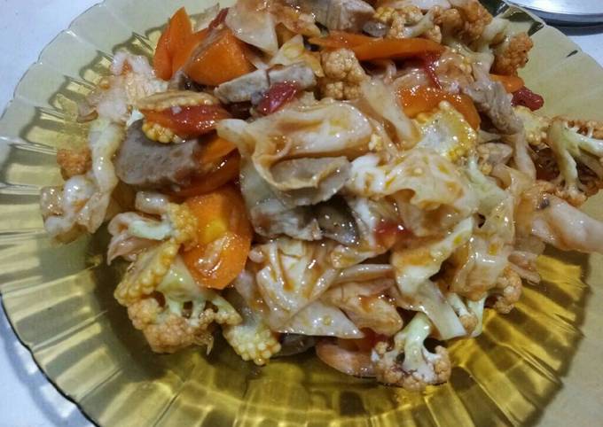 Resep Capcay saos tomat oleh Dewi Indriyani - Cookpad