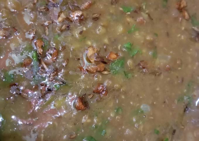 Green Gram Dal Recipe by Nikita Jaiswal - Cookpad
