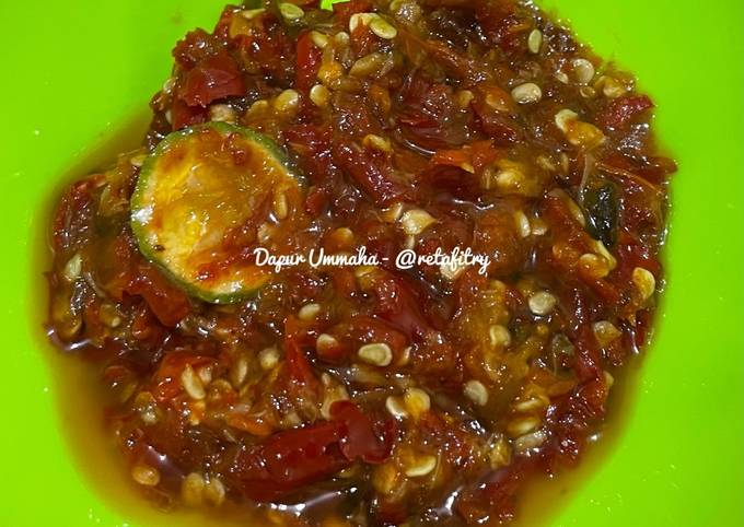 Resep Sambal Simple Enak oleh Reta Fitry - Cookpad