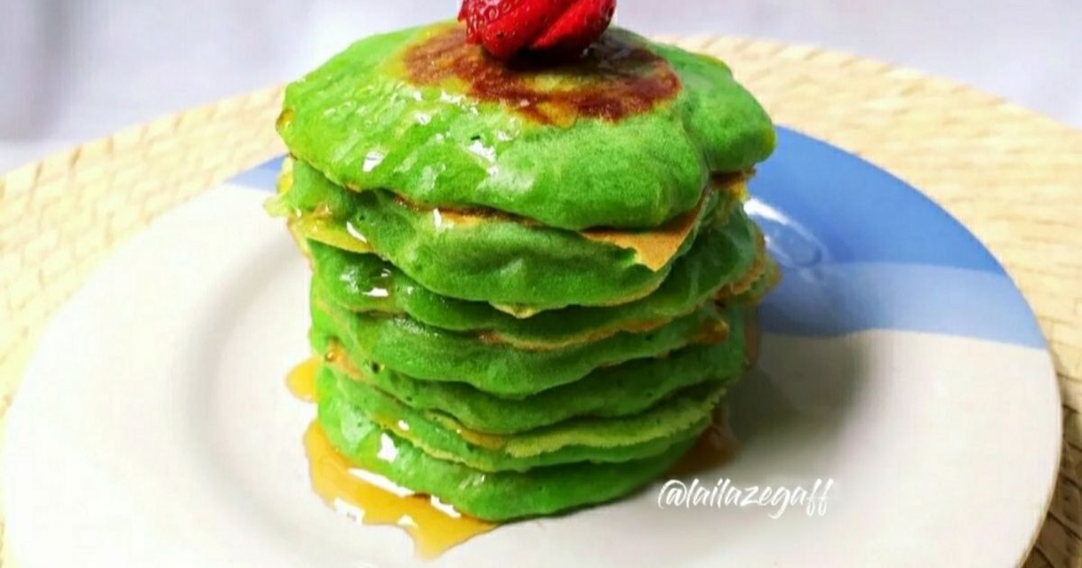 Resep Softle Pancake Pandan oleh Lailazegaff - Cookpad
