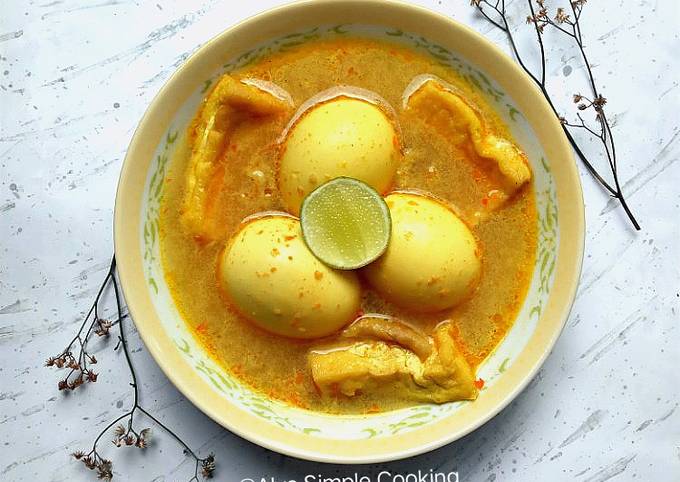 Resep Gulai Tahu Telur oleh Alya Nurfitri🍳 - Cookpad
