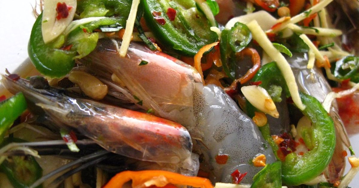 Thai Korean Inspired Preserved Shrimp (Gejang Style Koong Chae Nam Pla ...