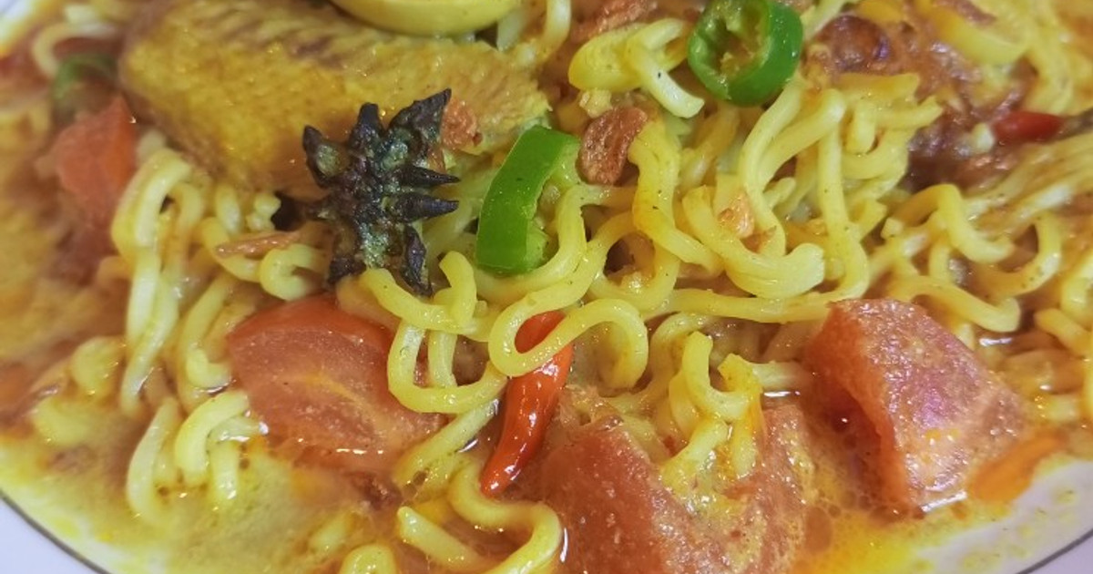 Resep Mie Kuah Kare Susu oleh Fitzaki Kitchen - Cookpad