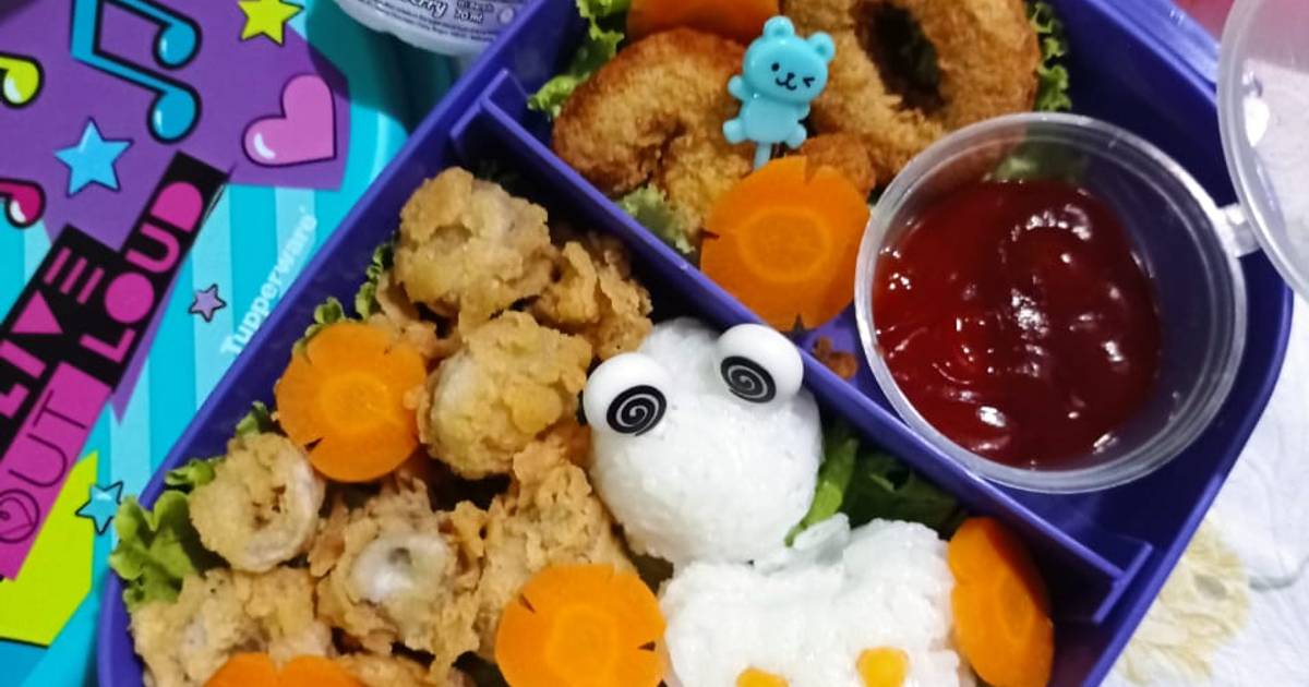 Resep Bento bekal anak sekolah oleh Vivi " Bunda Khansa" - Cookpad