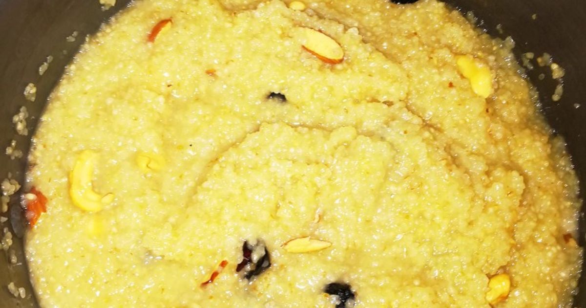 Wheat Rava Sweet Recipe by Nalini Rao - Cookpad