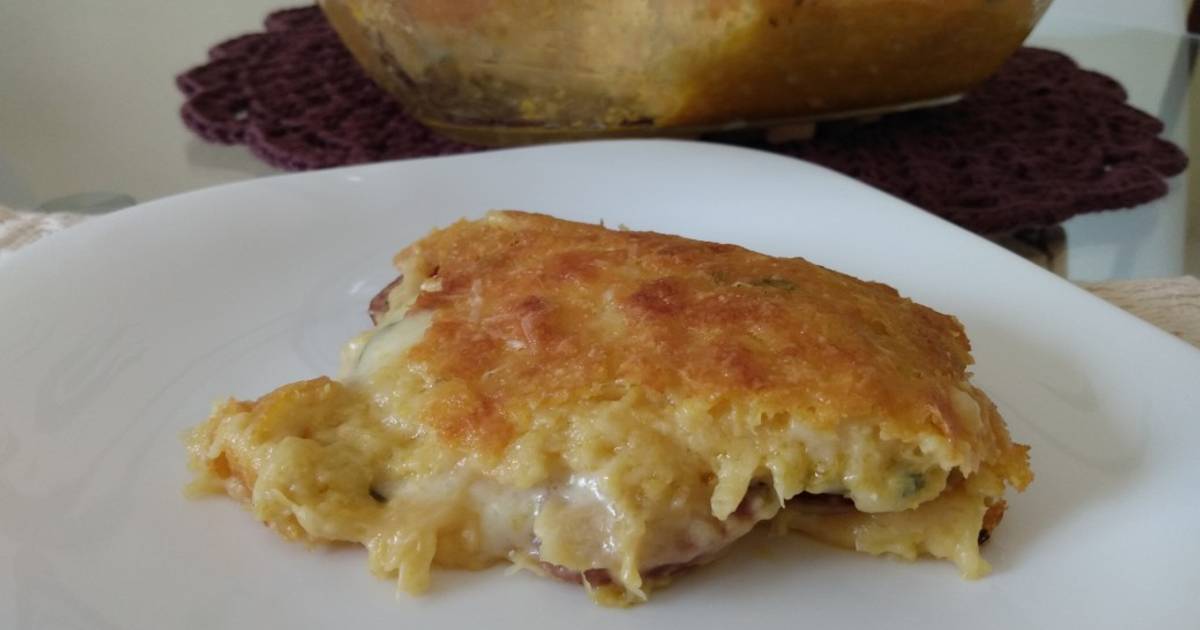 Pamonha salgada de travessa Receita por Letícia Ferreira - Cookpad