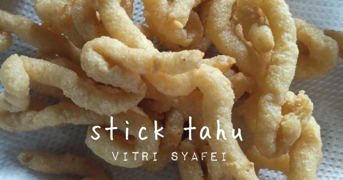 Resep Stick Tahu Crispy Nan Simple oleh Vitri Syafei - Cookpad