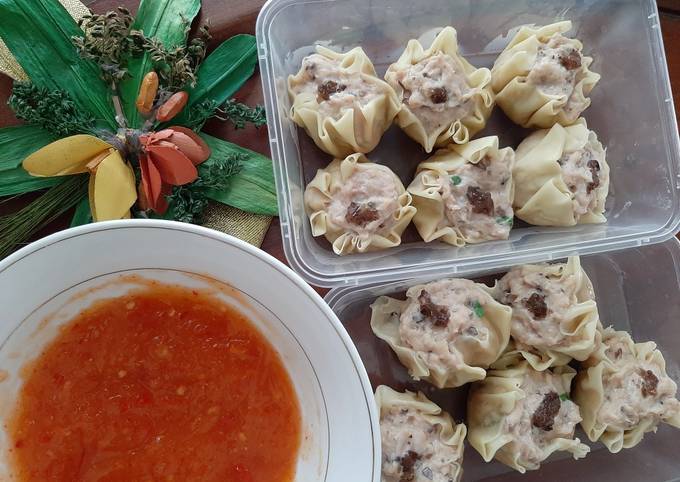 Resep Dimsum Jamur Udang & Saos oleh Milda - Cookpad