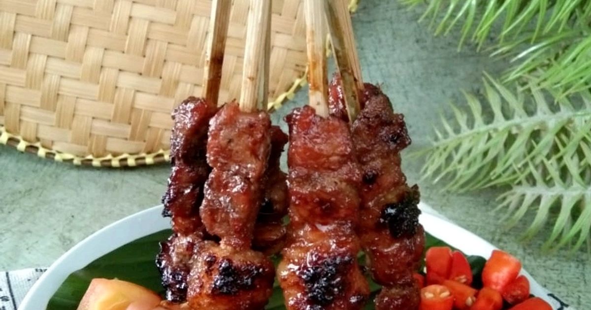 Resep sate maranggi lemak sapi rumahan enak dan mudah - Cookpad