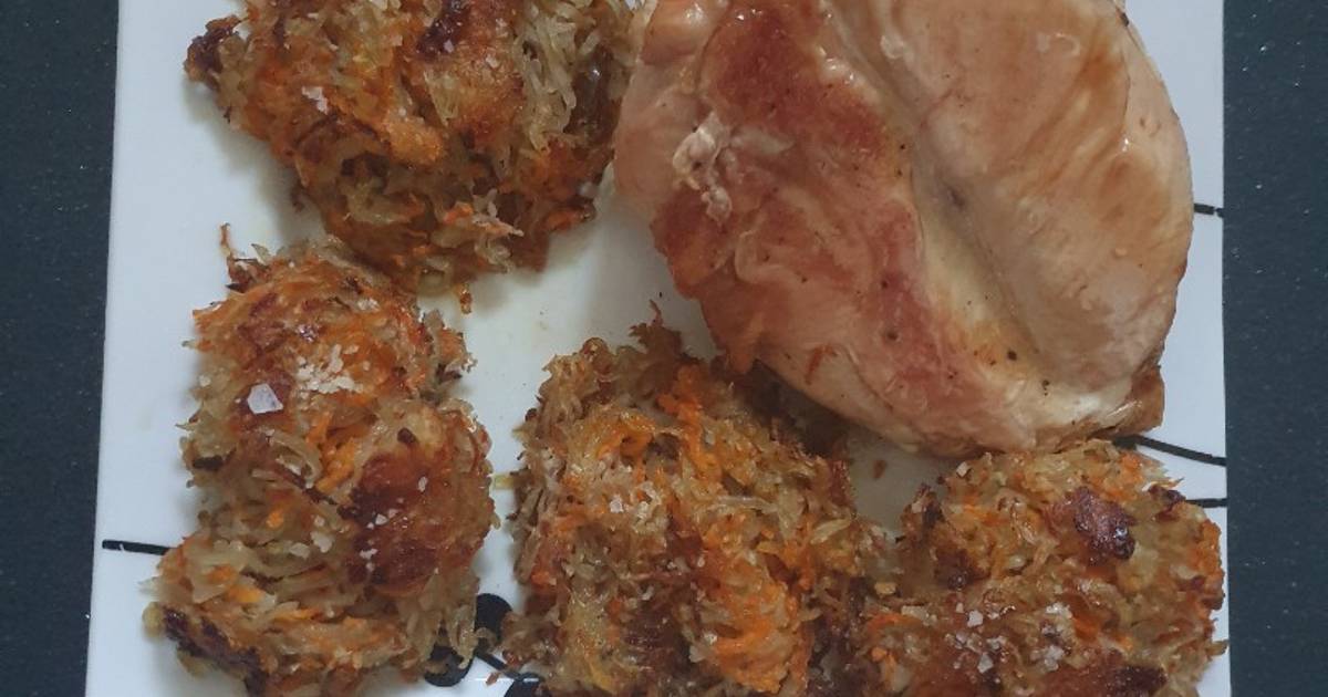 Large Chicken Crown baked Rosti Recipe by Gary Waite - Cookpad
