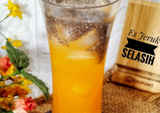 Resep Es Jeruk 🍊 Selasih oleh Lanjarsih/Mama Fifian ( MasakanRumahan ...