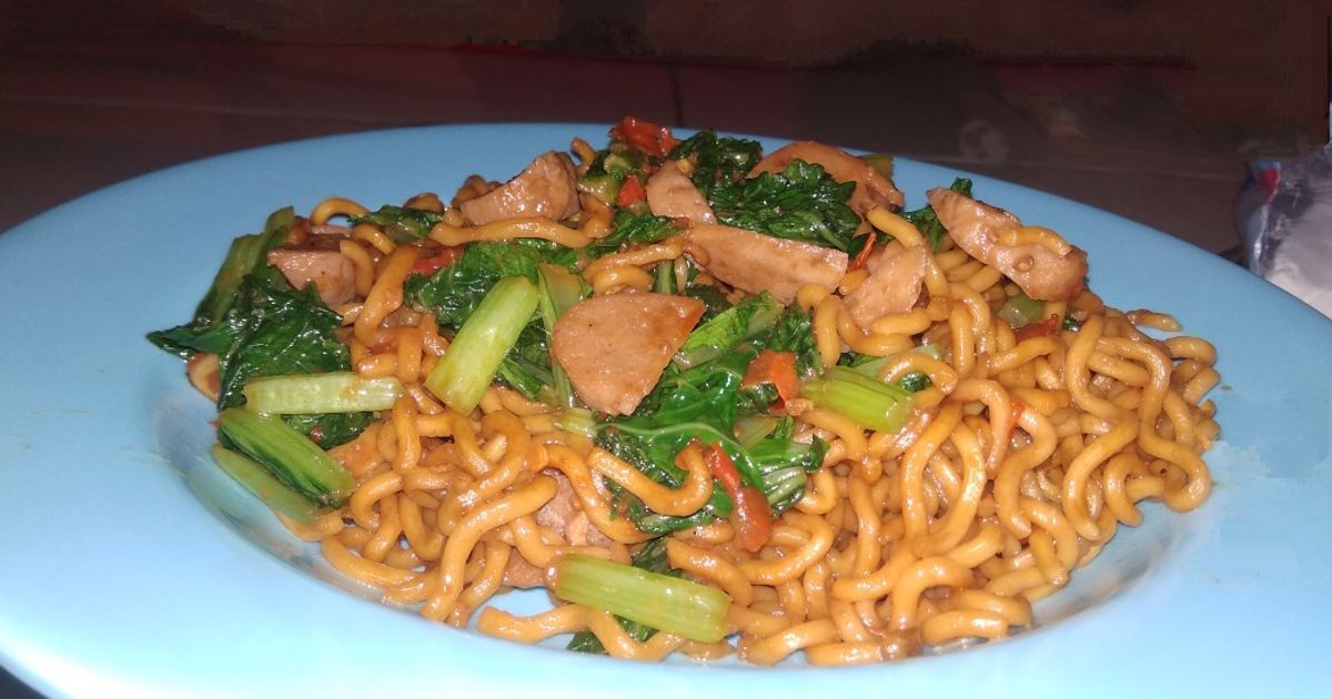 Resep Mi Goreng Sawi Baso oleh Andan Shine - Cookpad