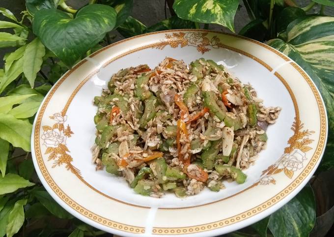 Resep Tumis pare udang rebon oleh Vhaykrsen - Cookpad