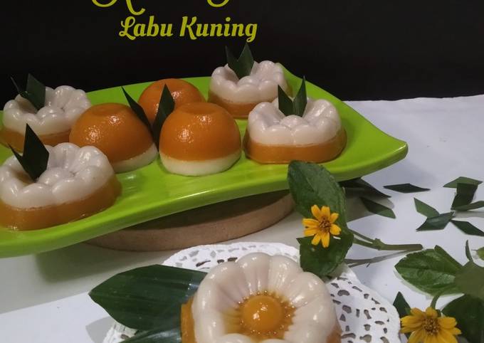 Resep *Kue Talam Labu kuning Creamy* oleh ati dewanthi - Cookpad