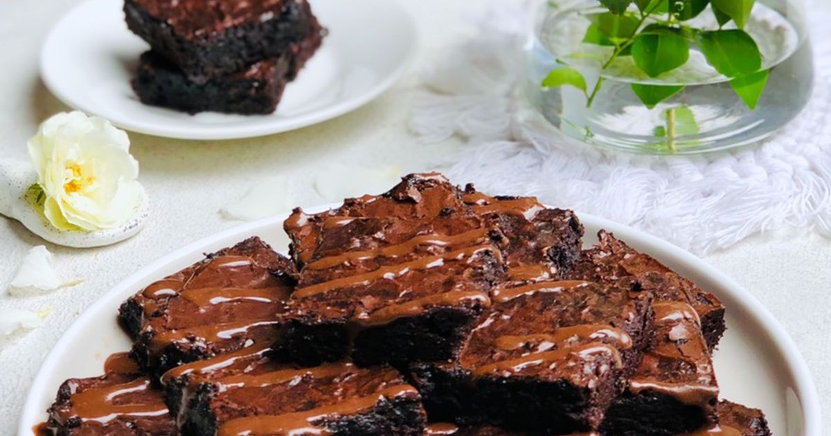 Resep Fudgy Brownies Tower oleh silvia novi - Cookpad