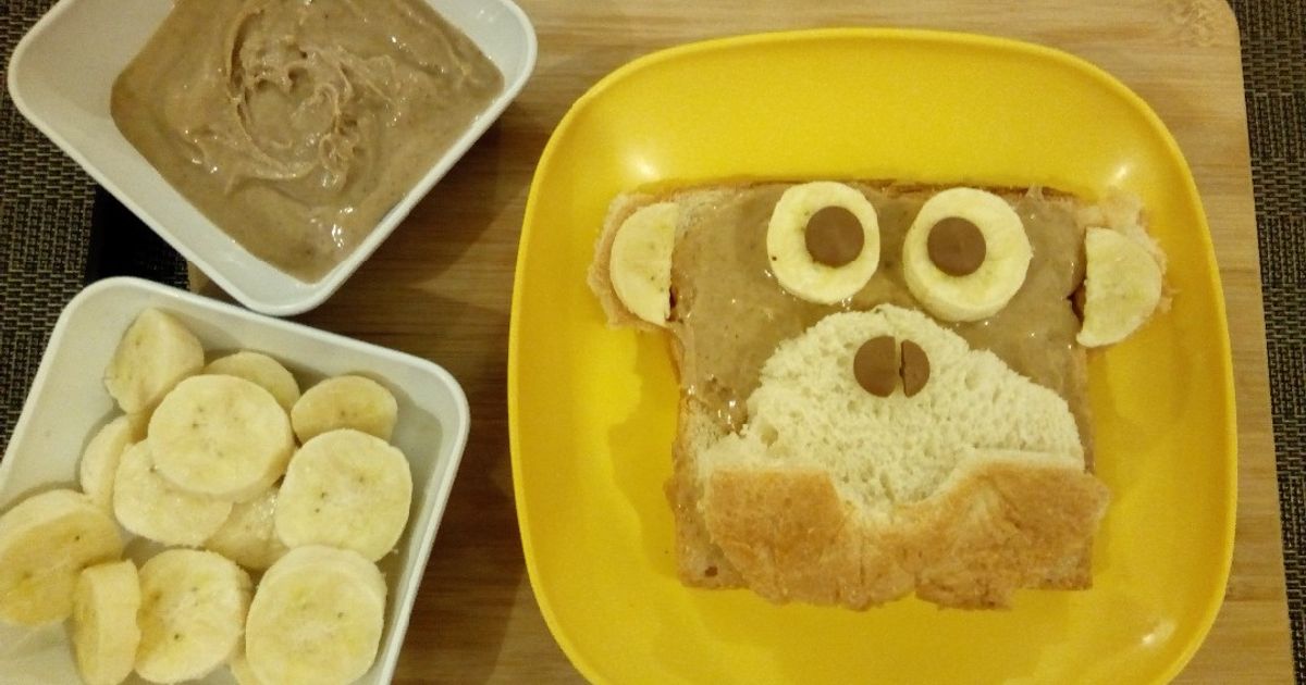 Peanut Butter,Banana Monkey Sandwich Recipe by Roopal Mandavia - Cookpad
