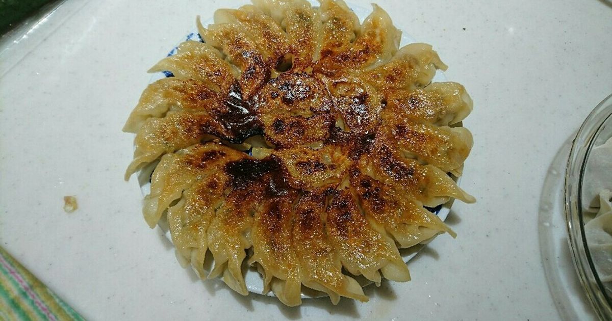 How To Make Crispy Pan Fried Gyoza At Home Recipe By すげっこ
