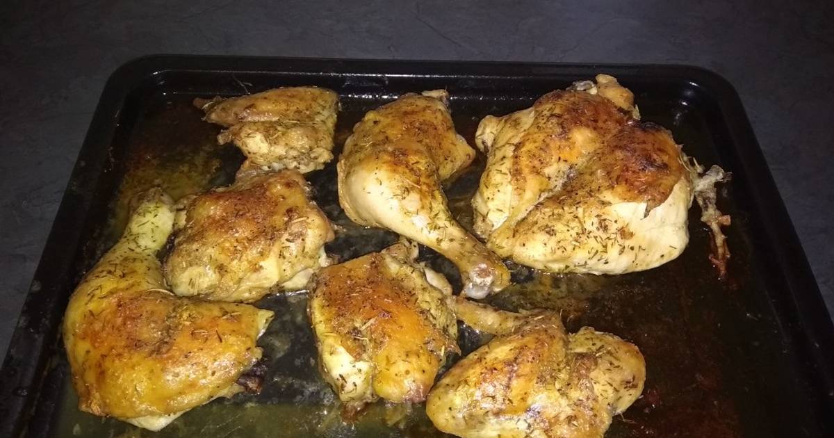 Oven grilled chicken Recipe by Thulani Makhoba - Cookpad