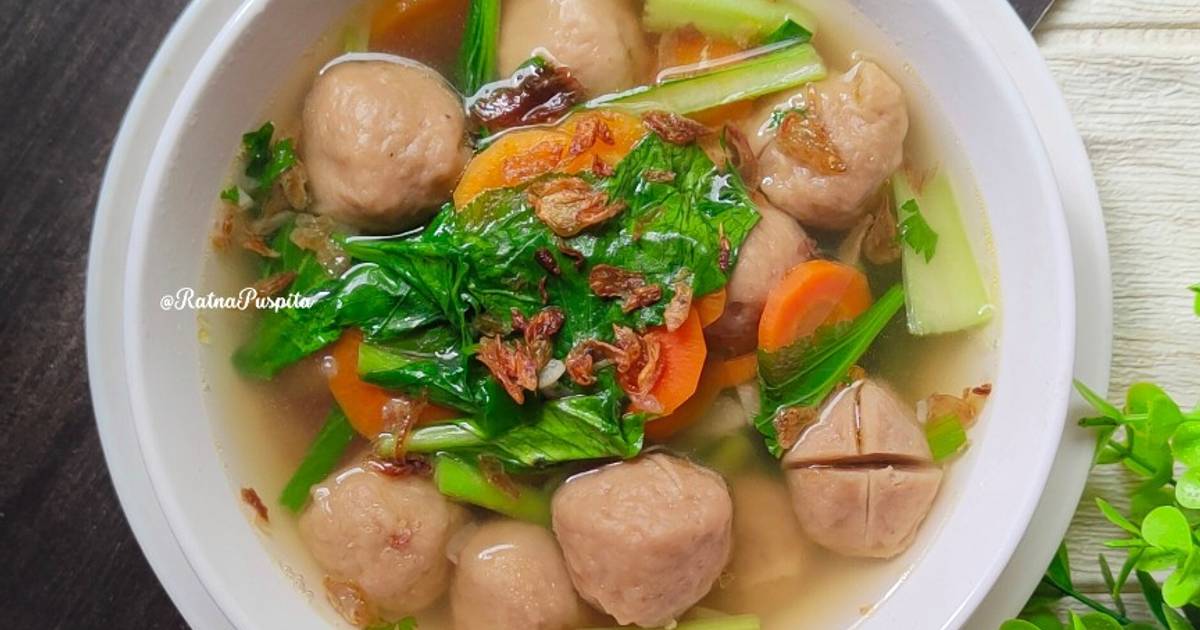 Resep Sup Bakso oleh Ratna Puspita - Cookpad