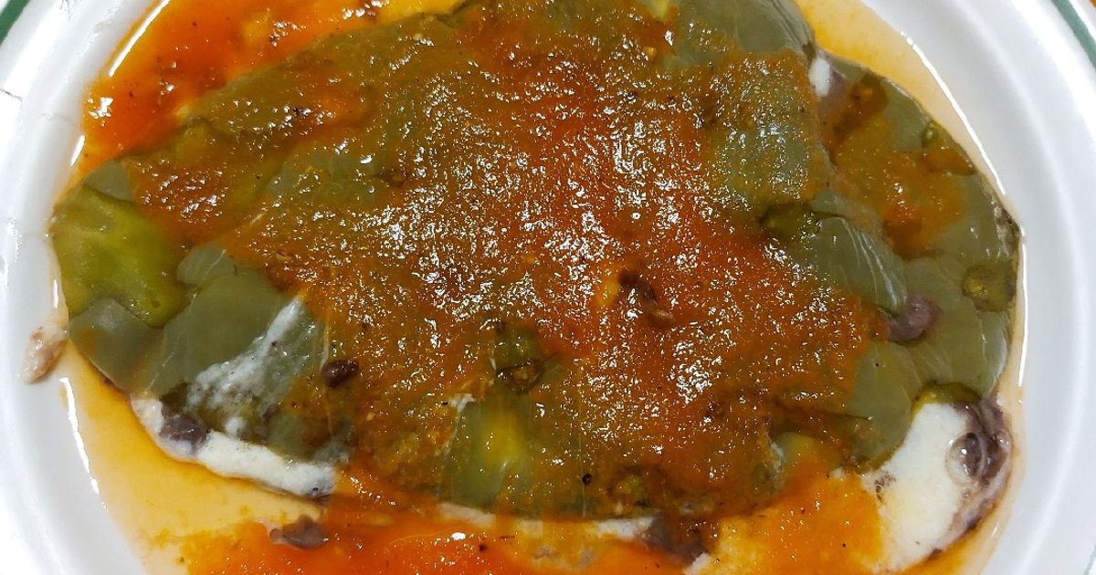 Nopal Relleno De Frijoles Y Queso Receta de LuzMa SG- Cookpad