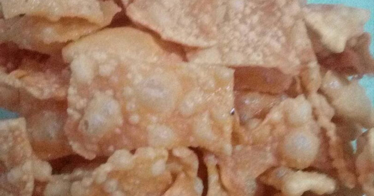 Resep Krupuk Pangsit Sehat oleh siti muryani - Cookpad
