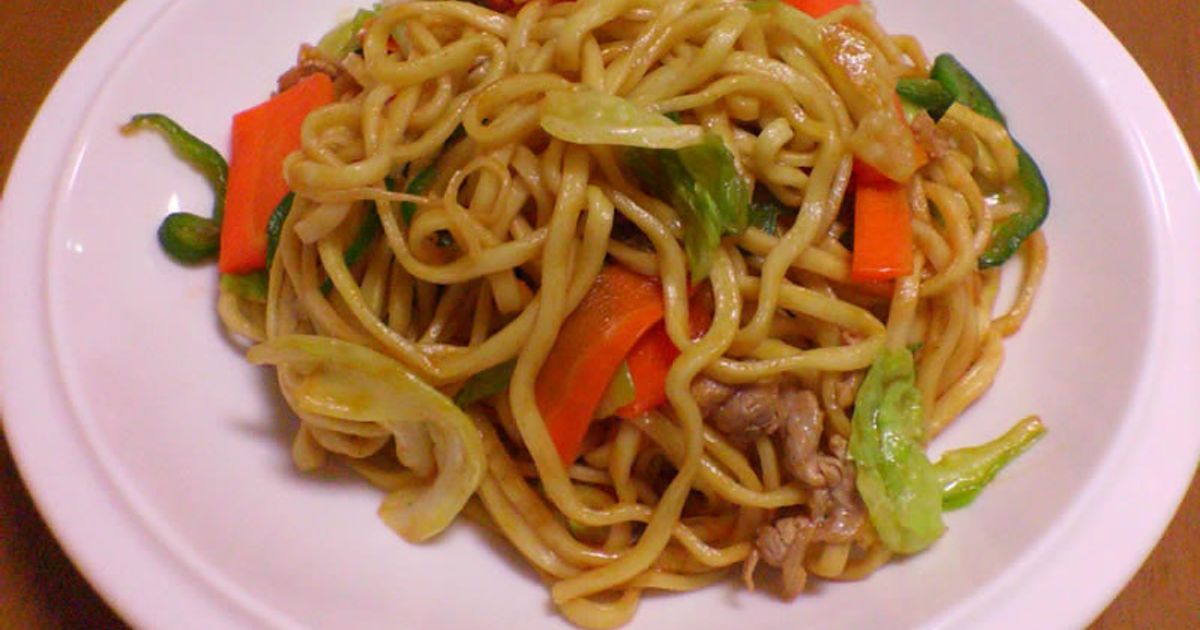 Okinawa Soba Nostalgic School Style Yakisoba Recipe By さりー＆じゃっく