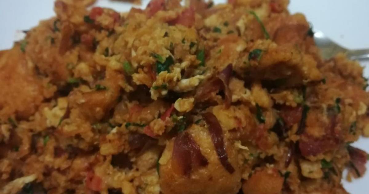 Bread scramble Recipe by Dorry Khatushiest Libokoyi - Cookpad