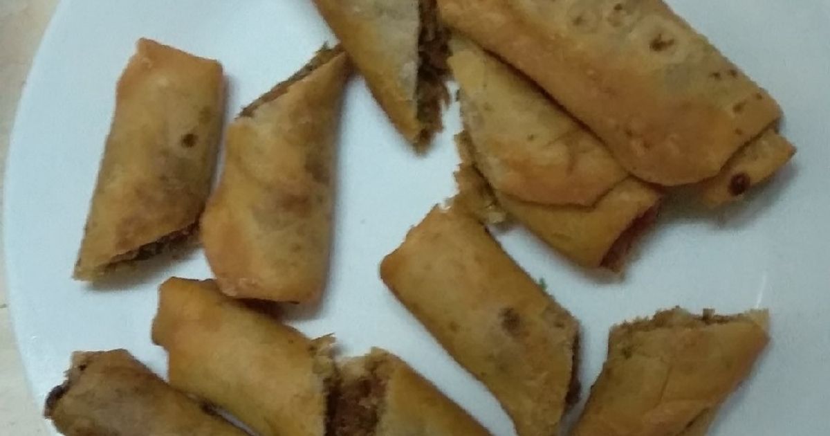 Veg Spring Rolls#Eid Challenge#Wheat Challenge # 4 Weeks Challen Recipe ...