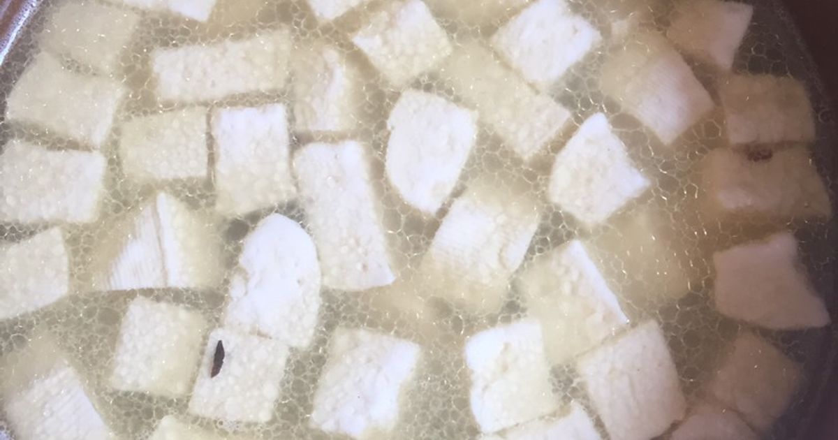 Resep sup tahu udang simple rumahan enak dan mudah - Cookpad