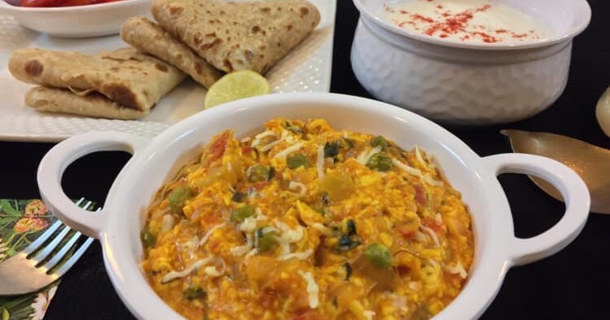 Paneer Bhurjee In Restaurant Style A Delightful North Indian, Grated ...