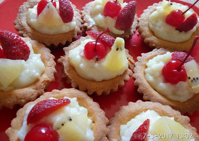 Resep Fruit Pie Cake (Kue Pai Toping buah2 an) oleh Grace Nauli Wardoyo ...